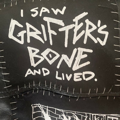 GRIFTERS BONE Punk Diy Patch Tma Fake Band - Etsy UK