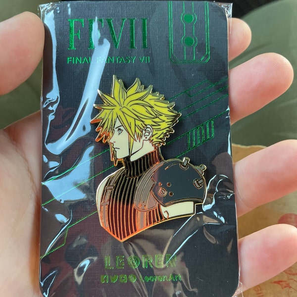 Final Fantasy VII Remake / FF7R - Hard Enamel Pin - Etsy