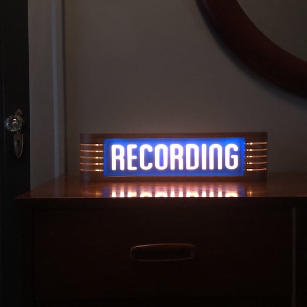 Recording 18" Studio Warning Sign - Etsy