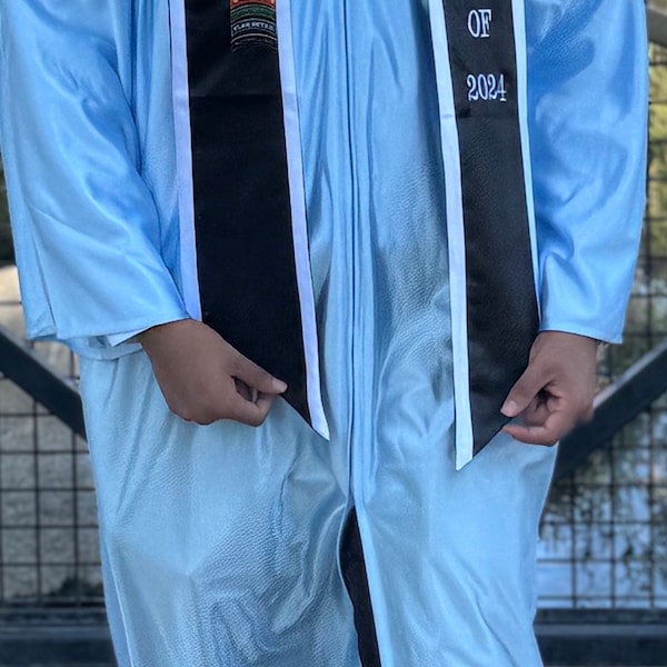 Custom Kente Cloth Graduation Stole Class of 2024 / Kente Grad Sash for ...
