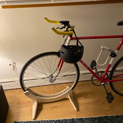 DIY Six Bike Rack Plans/wooden Bike Stand Tutorial/handmade Bike Holder ...