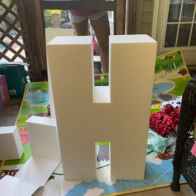 30 Tall Table Base Foam Numbers NUMBER 16 - Etsy UK