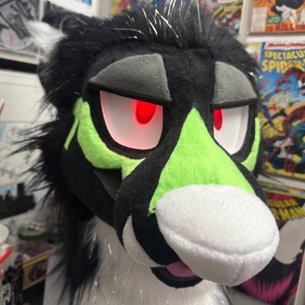 Portable LED Light Kit Costume Cosplay Lighting 12v Fursuit Eyes Mini ...
