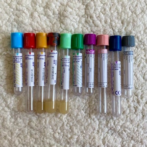 Order of Draw Tubes With Tip Card - Etsy