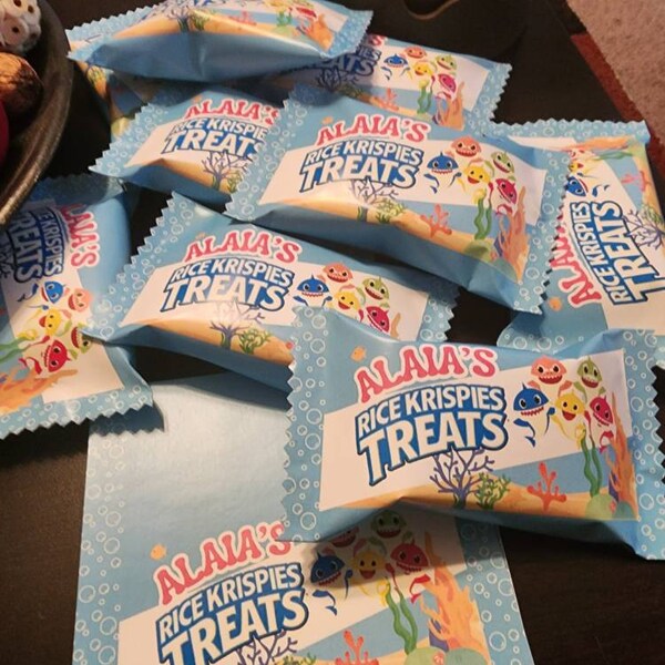 Custom Cotton Candy Wrapper, Template Printable, Kids Birthday Favor ...