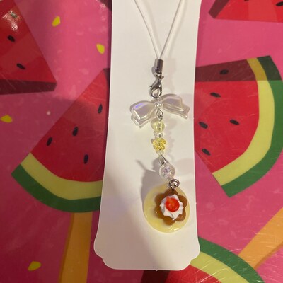 Handmade Custom Pudding Resin Shaker & Storage Case kawaii Keychain ...