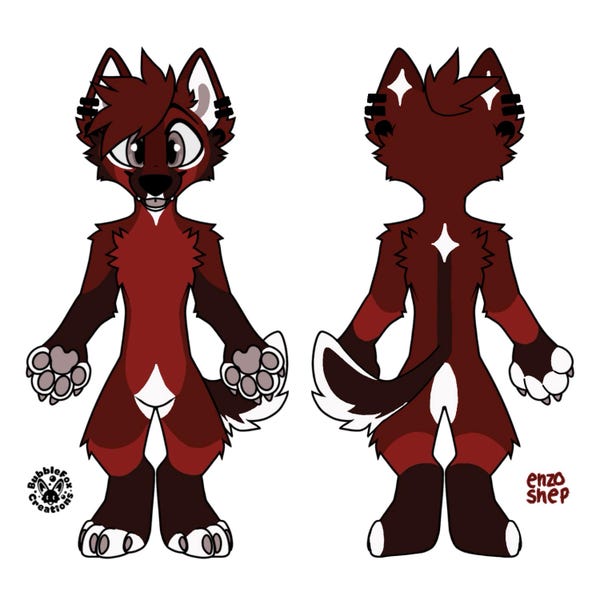 Furry Adopt Base, Anthro Adoptable Base Canine or Feline Multiple ...