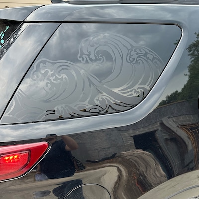 Fits 2010-2024 Toyota 4RUNNER Rear Side Windows Topographic Map Decal ...