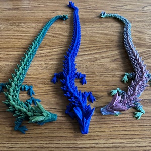 3D Printed Articulated Snake BOA Design by Cinderwing3d - Etsy