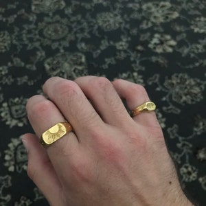 888 Angel Number Signet Ring 888 Ring by Merchants of the - Etsy