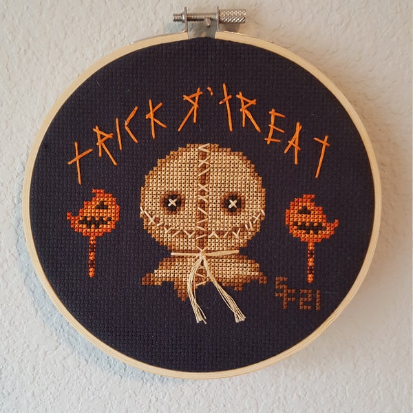 Trick or Treat Samuel - Halloween - Cross Stitch Pattern - Horror ...