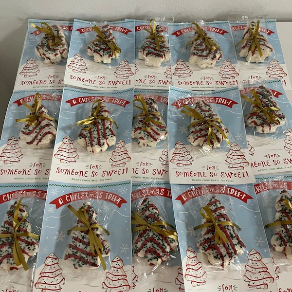 Christmas Tree Cake Printable, Christmas Tree Cake Tag, Christmas Gift ...