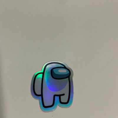 Holographic Among Us Crewmate Sticker - Etsy