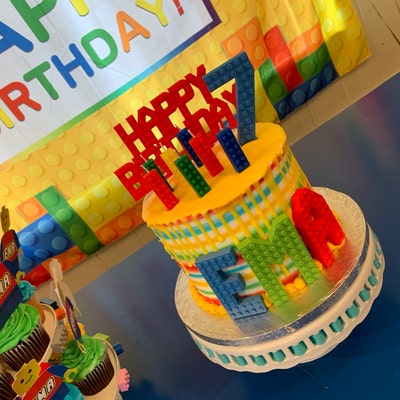 Celebration Cake Set Happy Birthday Sign and Numbers Cake - Etsy