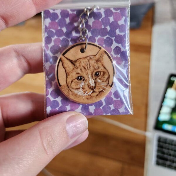 Silly Wall Key Holder, Wooden Pyrography Rustic Keychain Hanger, Wood ...