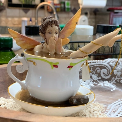 Colorful Linda Biggs balance 4 X 5 Circular Fairy Sticker, Yoga and ...