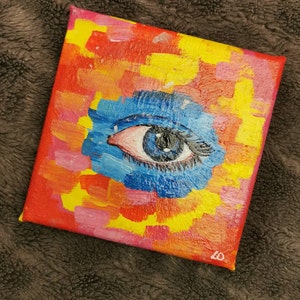 Trippy Skies/ Posca Pen Drawing on Canvas Board - Etsy