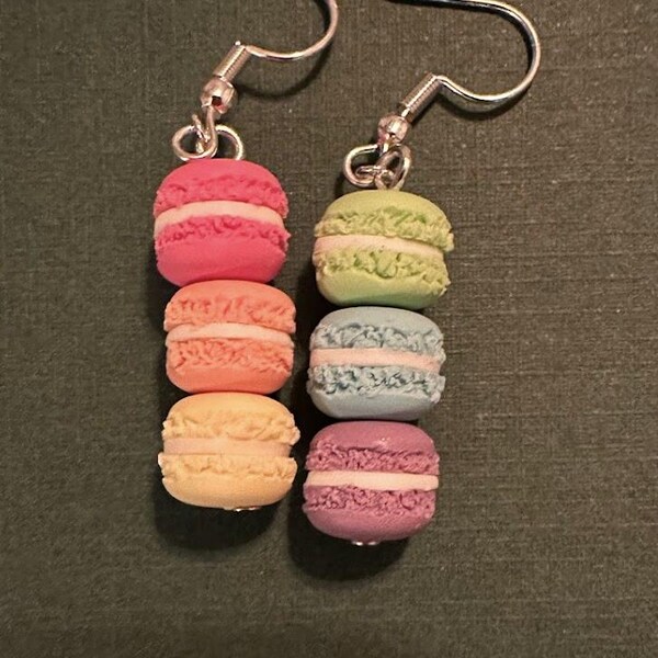 Pink Cake Keychain - Polymer Clay Miniature Food Keychain, Whimsical ...