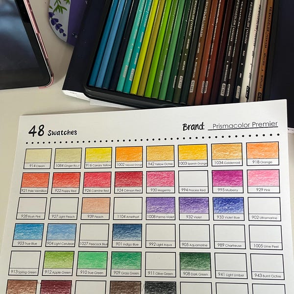 60 Swatch Blank Color Chart Printable Page DIY Color Chart Download and ...