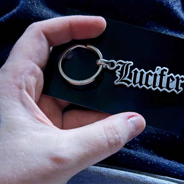 Laser Cut Metal Keychain, Custom Stainless Steel Name Keyring Gifts for ...