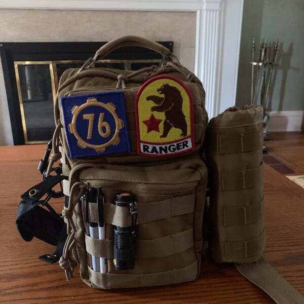 Fallout New Vegas Inspired Ranger Bear NCR Cosplay Gamer Patch Hook and ...
