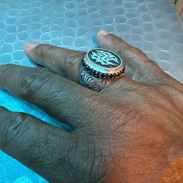 Hagia Sophia Design Silver Man Ring, Conquest of Istanbul Design ...