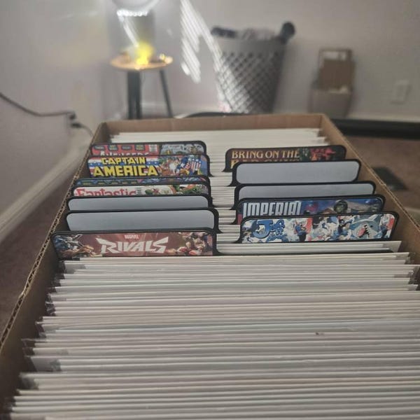 Custom Comic Books Divider Labels, Comic Labels, Comic Stickers ...
