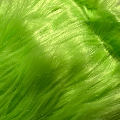 Fabricla Faux Fur Shaggy Fabric by the Yard Craft & Hobby Supply for ...