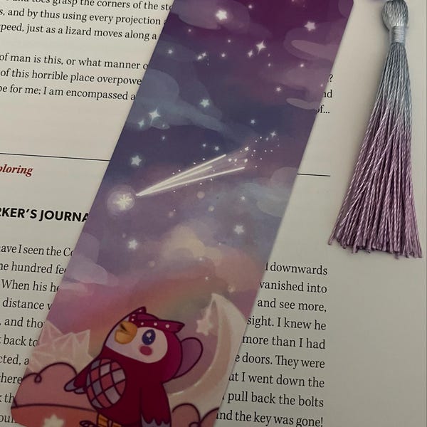 Animal Crossing Celeste Cute Kawaii Bookmark, New Horizons Switch Game ...
