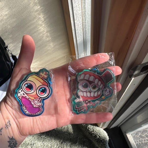 The Amazing Digital Circus Keychains - Etsy