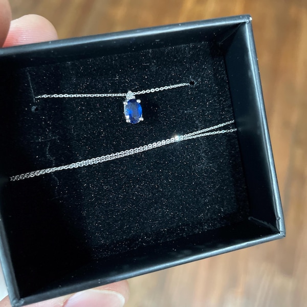 Real Diamond 14K Solid Gold Rectangle Pink Tourmailine Necklace ...