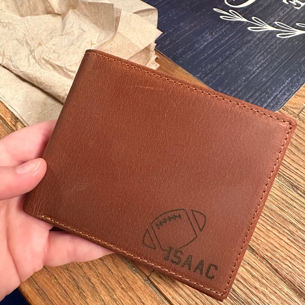 Football Gifts, Football Wallet, Personalized Football Gift, Football ...