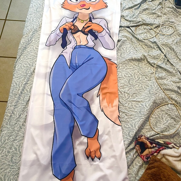 Bad Guys Diane Foxington Dakimakura Pillowcase | 50x150cm Two Way Tricot Daki Body Pillow - Etsy