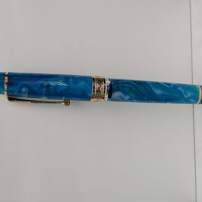 Asvine P20 Piston Fountain Pen Resin Pen, Iridium EF/F/M Nib Gold Trim ...