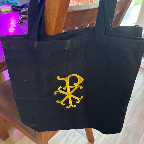 Chi-rho Christogram-liturgical-vestment-embroidered Iron on Symbol ...