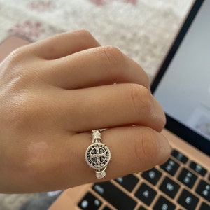 Wire Wrapped Jesus Ring Divine Mercy | Etsy