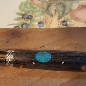 Handmade Wood Pen Caduceus Symbol Inlay Handmade Pen Physician Gift ...