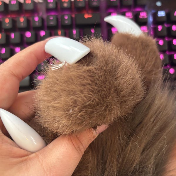 Fursuit Furry Paws Made From Faux Fur - Premade Fursuit Paws for Your ...