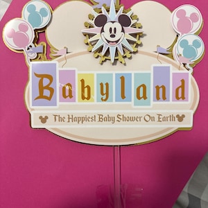 Babyland Cake Topper, Baby Shower, Magical , Cake Topper - Etsy
