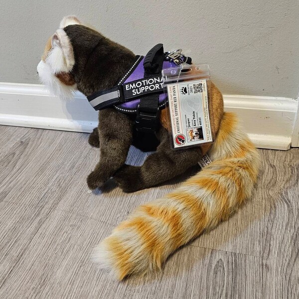Emotional Support Harness With Handle Stuffed Animal Plush Personalized ...