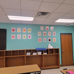 Printable Shape Posters Classroom Decor, Shiplap, Watercolor, 2D Shapes ...