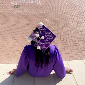 Custom Nurse With Stethoscope and EKG Line Glitter Graduation | Etsy