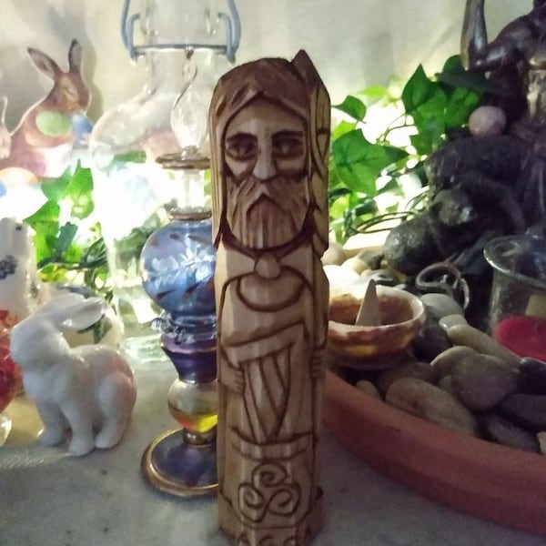 DAGDA GOIBHNIU and OGMA. Celtic Gods. Wiccan, Wicca, Altar, Druid ...