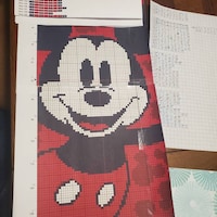 Princess Peach Super Mario Graph Instructions C2C / SC - Etsy UK