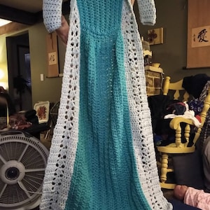 Arabian Princess Dress Blanket Crochet Pattern Digital | Etsy