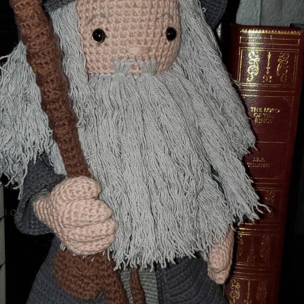Sigmund Freud Amigurumi Bookshelf Decor, Handknitted Academician Doll ...