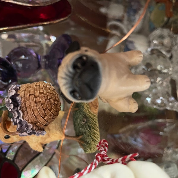 Mini Pug Resin Hand Sculpted and Cast Collectible - Etsy