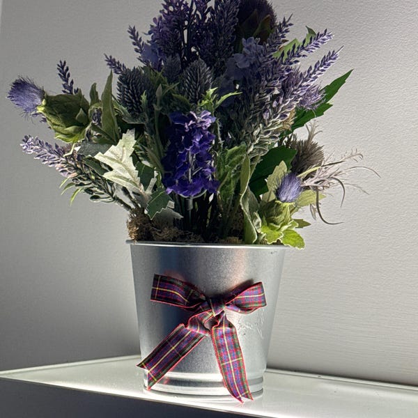 Thistle Card Purple Flower Card Can Be Personalised Card for Any ...
