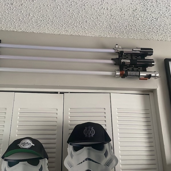 Triple Lightsaber Wall Mount - Fits Savi's Workshop / Legacy ...