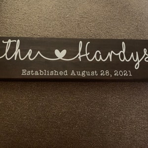 Personalized Couple Names Sign Wedding Gift Idea - Etsy
